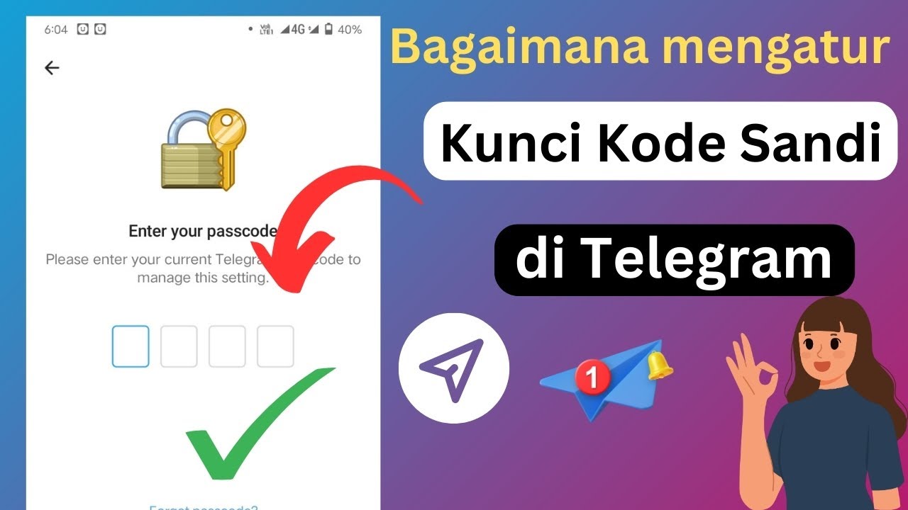 Cara Mengatur Kunci Kode Sandi di Telegram | Aktifkan Kode Sandi ...
