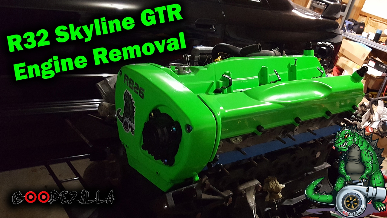 Project 600HP R32 GTR - Engine Removal - YouTube
