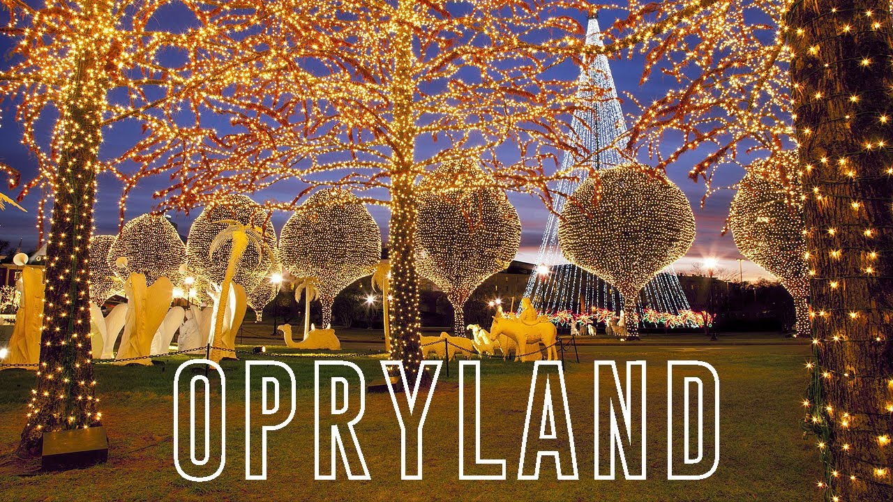 Opryland Hotel Christmas Lights (KEN HERON Again) - YouTube