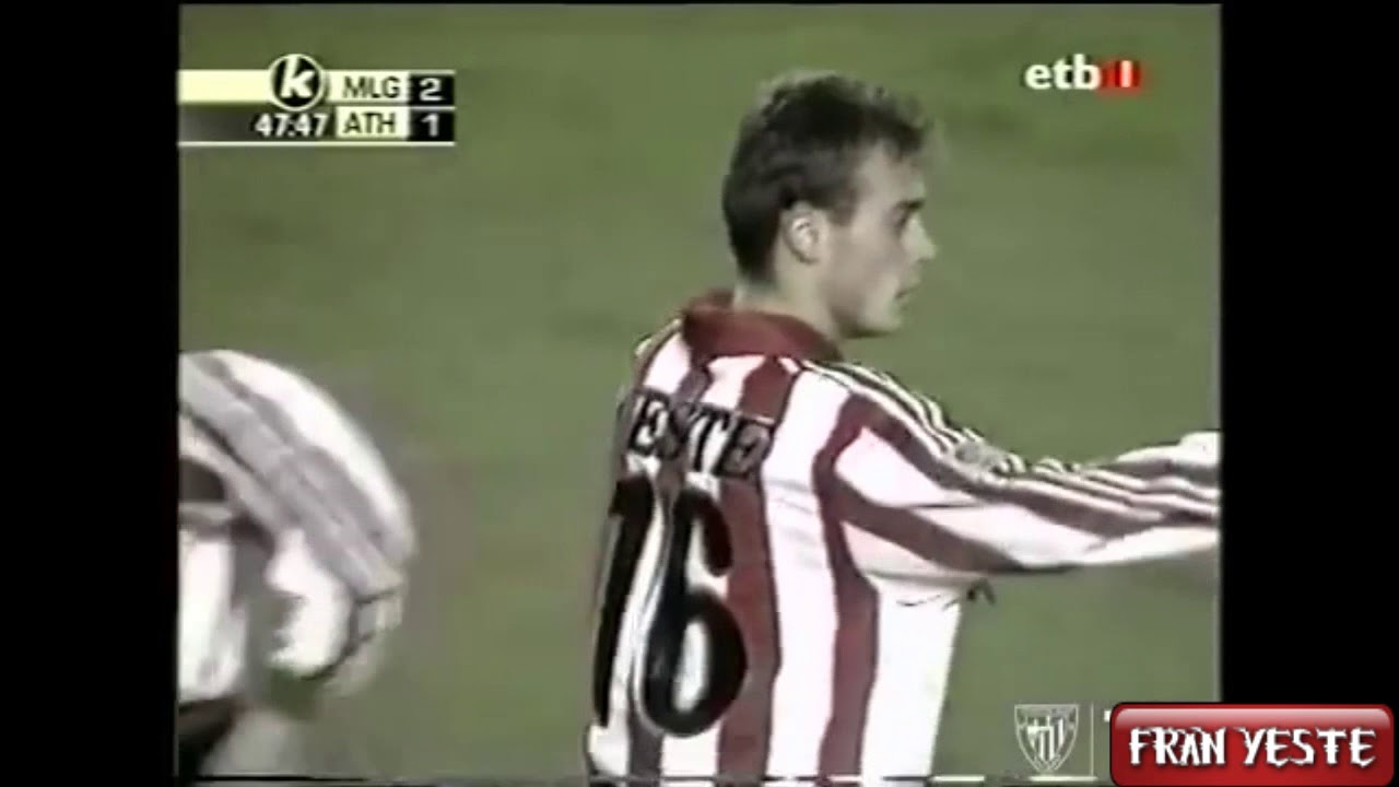 Fran Yeste Gol Malaga HD Málaga 2 1 Athletic Club 00-01 - YouTube
