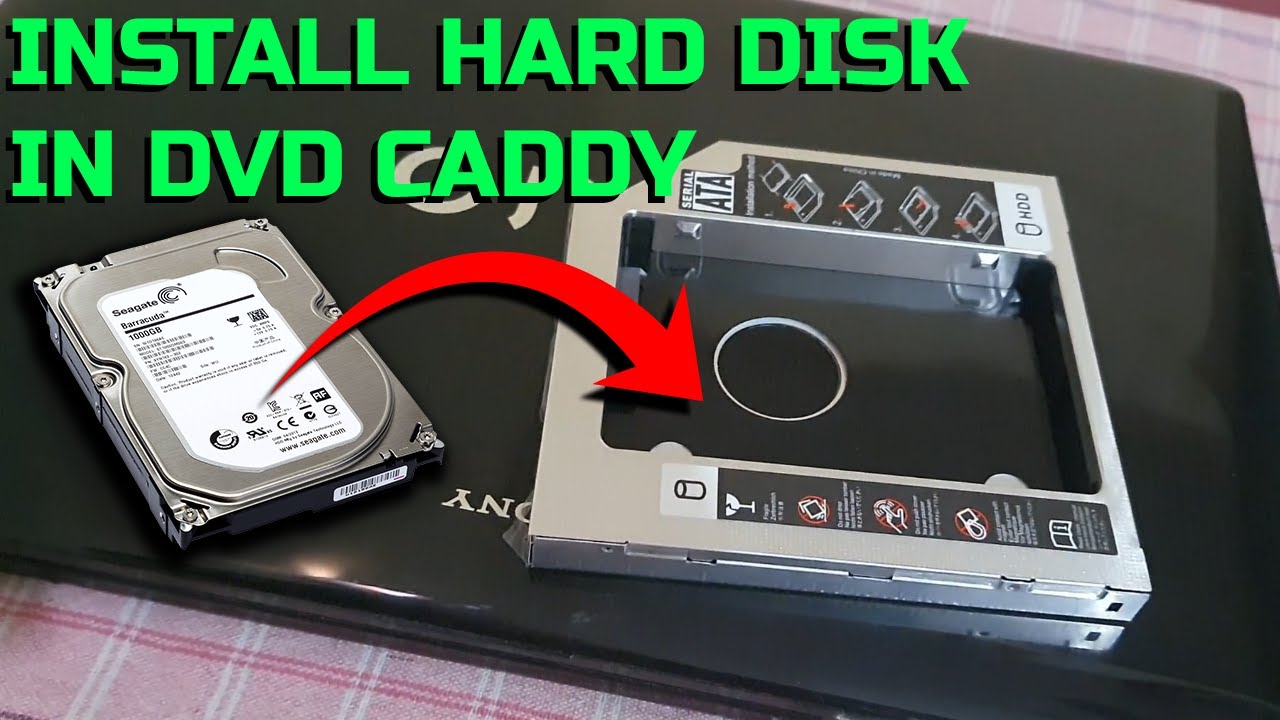 How to install Hard disk in DVD casing - YouTube
