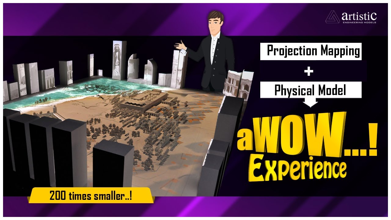 Scale Model with Projection Mapping | Qasr Al Hosn - YouTube