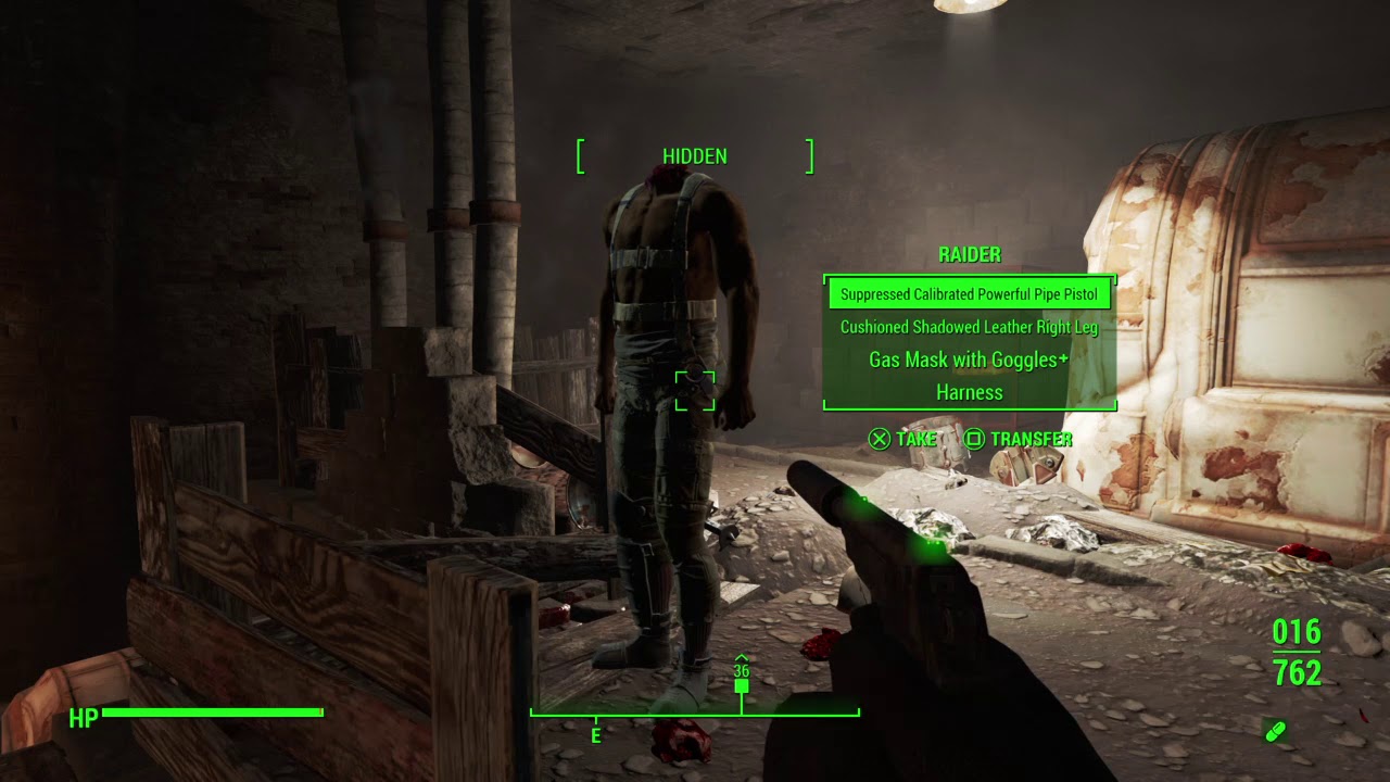 Fallout 4 Standing Headless Raider - YouTube