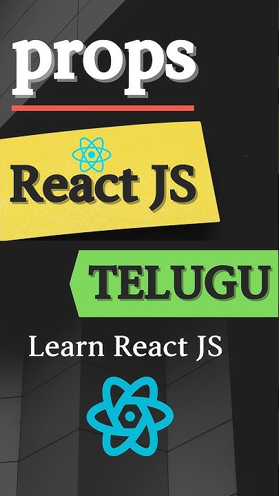 Props In React Js Learn React Js React Js Tutorial React Js In 0932