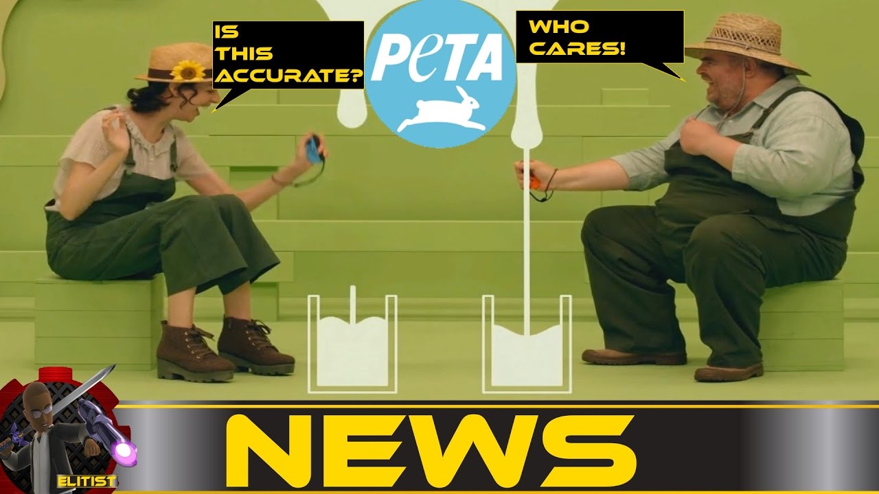 PETA Mad at 1-2 switch Milking game...yeah seriously - YouTube