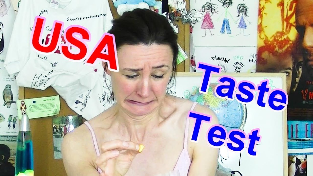 American Food Taste Test 2 - Candy Corn - YouTube