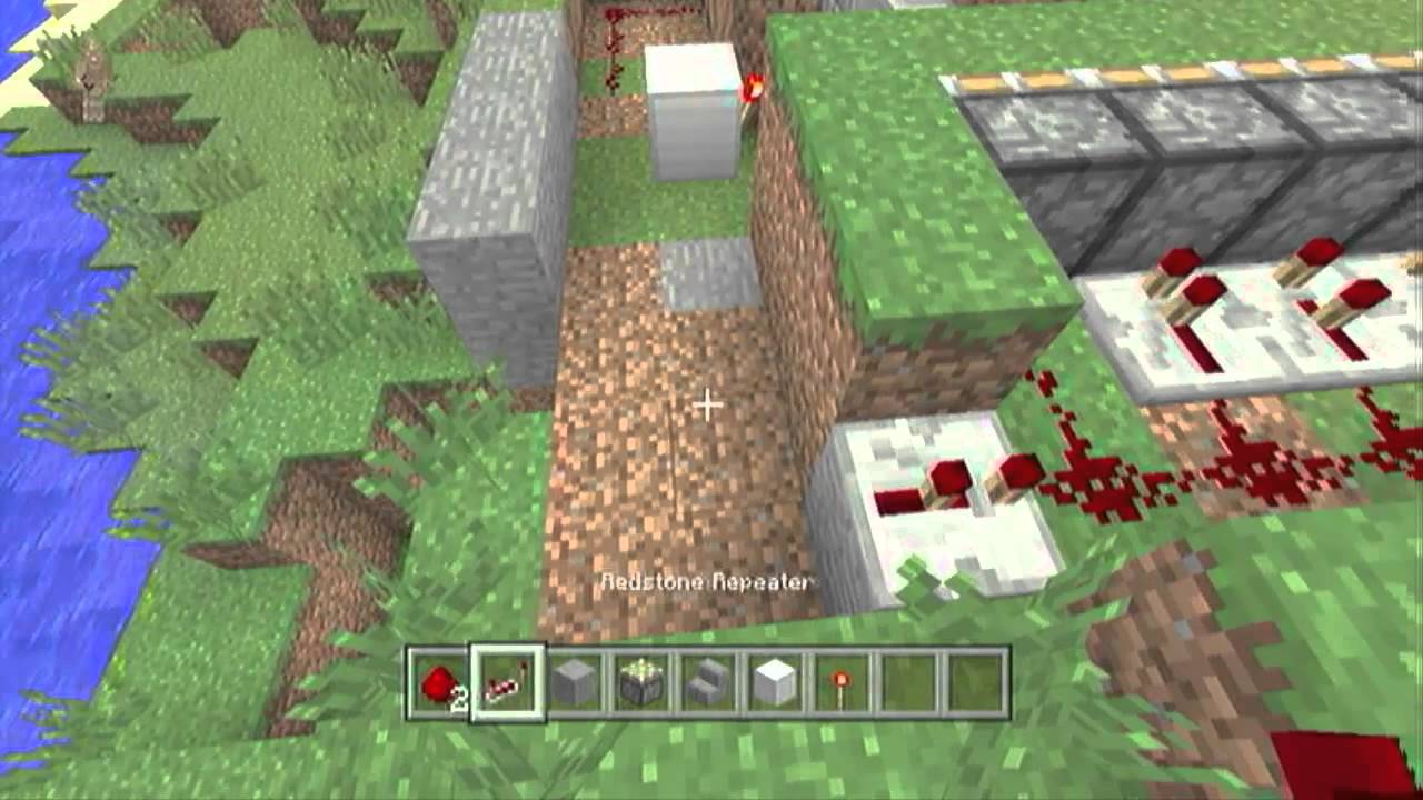 How To: Build Sliding Floor Secret Base on Minecraft! - YouTube