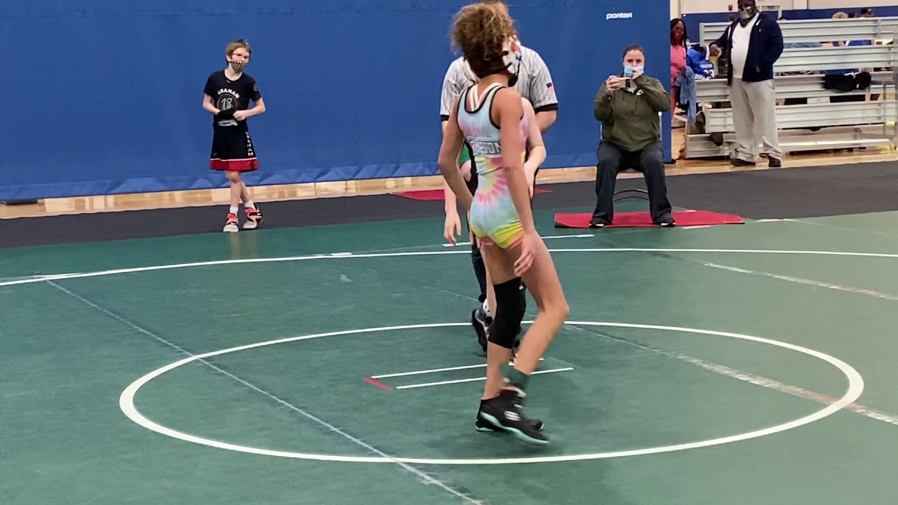 80 lbs OAC OTT Semifinal Sully Karmon vs Talea Guntrum - YouTube