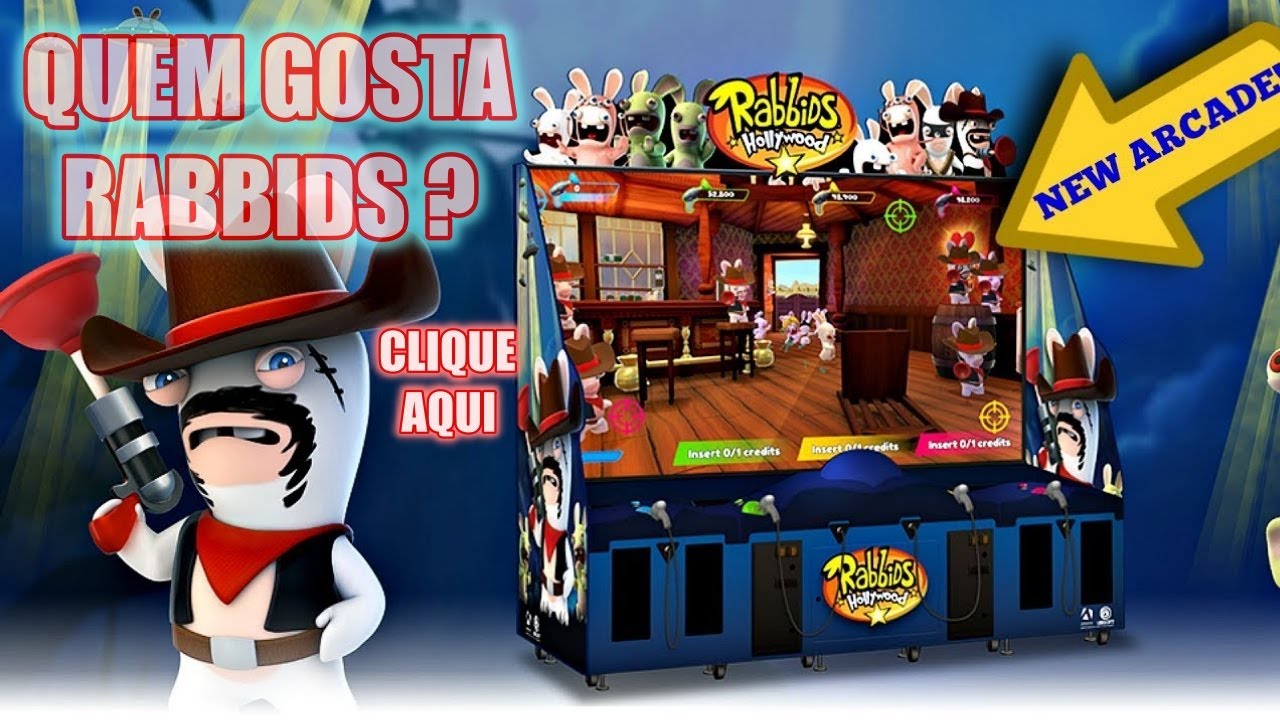 Arcade Game Play Rabbids Hollywood NEW Release! PLAYCENTER FAMILY, no ...