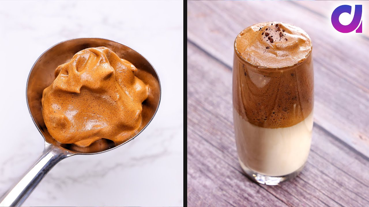 13 Awesome Coffee Hacks and Dalgona coffee Recipe | @Artkala - YouTube