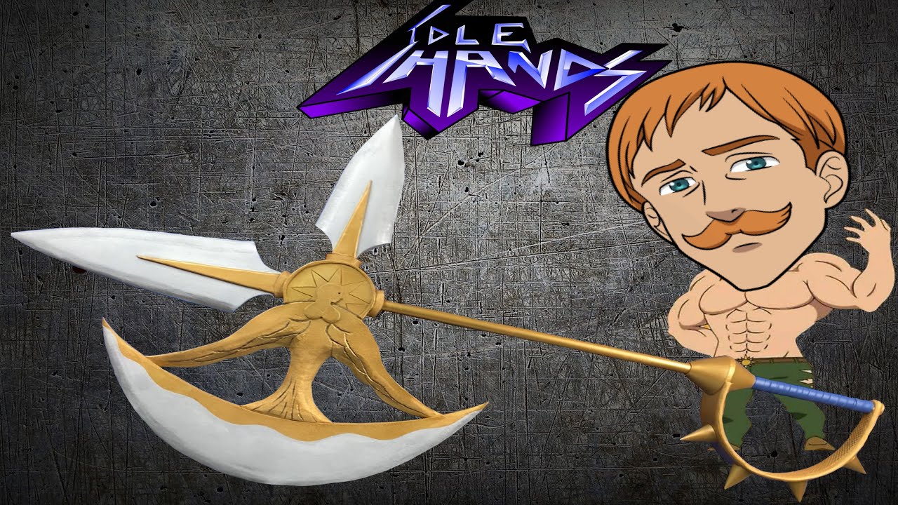 How to make Divine axe Rhitta from "Seven Deadly Sins" - YouTube