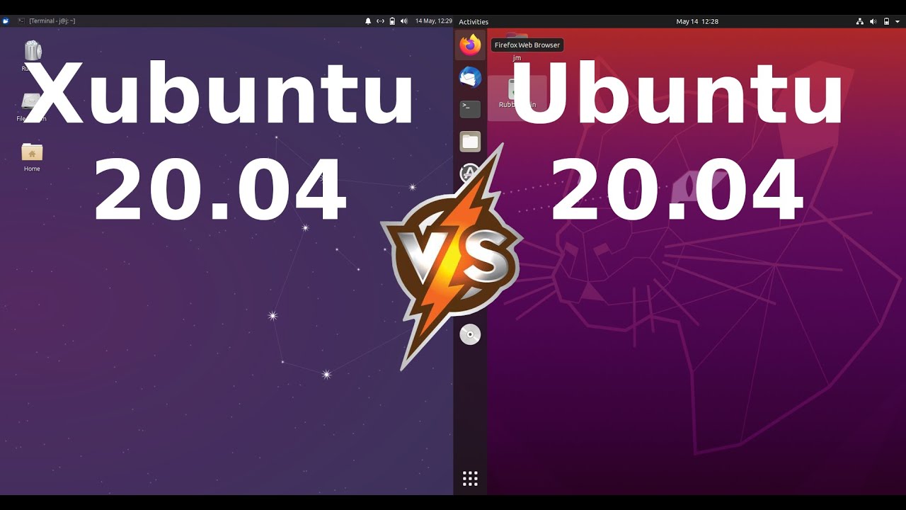 Xubuntu vs Ubuntu (both v. 20.04): Hardware Resources - YouTube