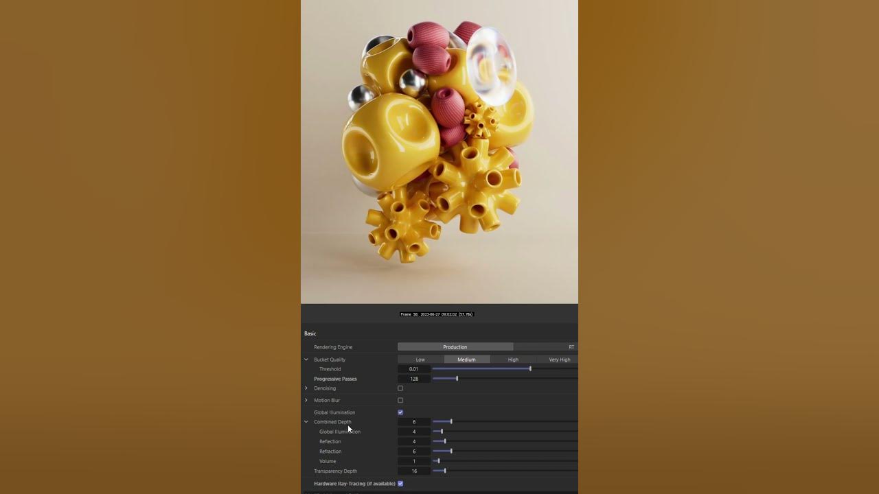 Tips Cinema 4D: Redshift Render Time Optimization #shorts - YouTube