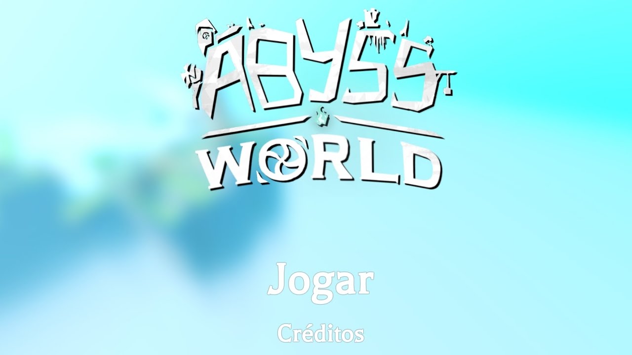 Jogando Abyss world! @Roblox - YouTube