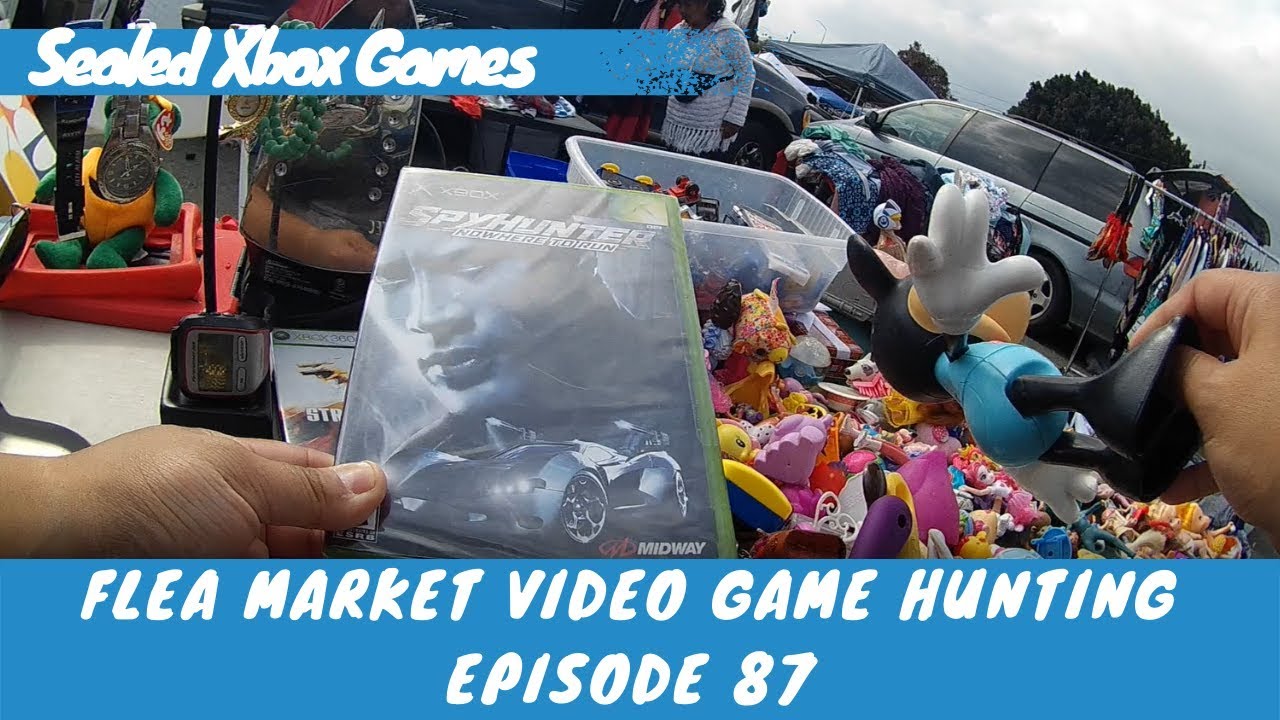 Flea Market Video Game Hunting (Ep. 87) Sealed Xbox Games - YouTube