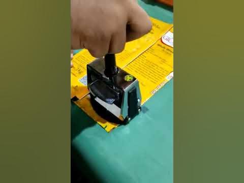 Low cost manual batch coder / MRP, Expiry date printing / Price - 2500/- Whatsapp - 9745829444 ...