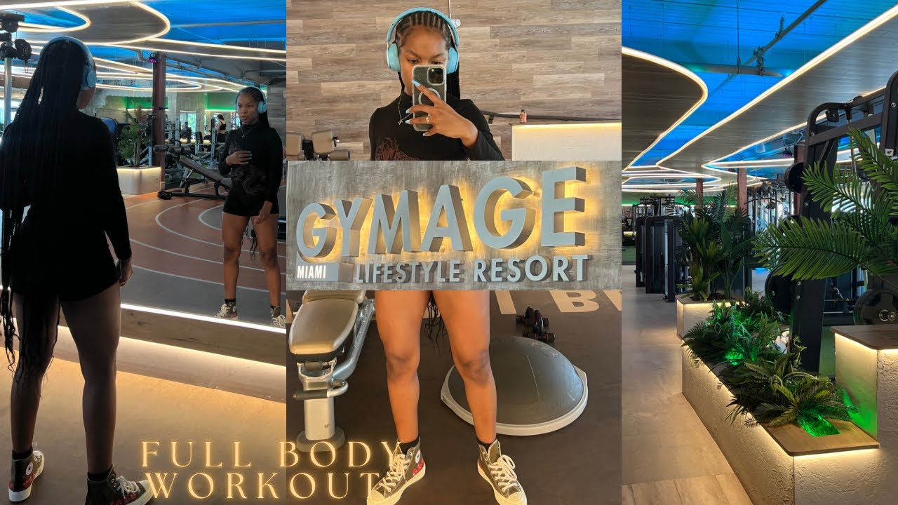 The BEST Gym in Miami : Full Body Workout at Gymage - YouTube