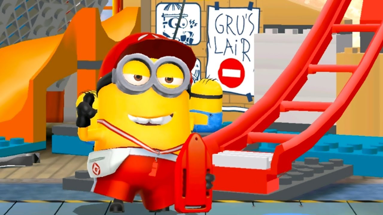 Lifeguard Minion In Milestone 3 Stage 3 - Gru’s First Lair - YouTube