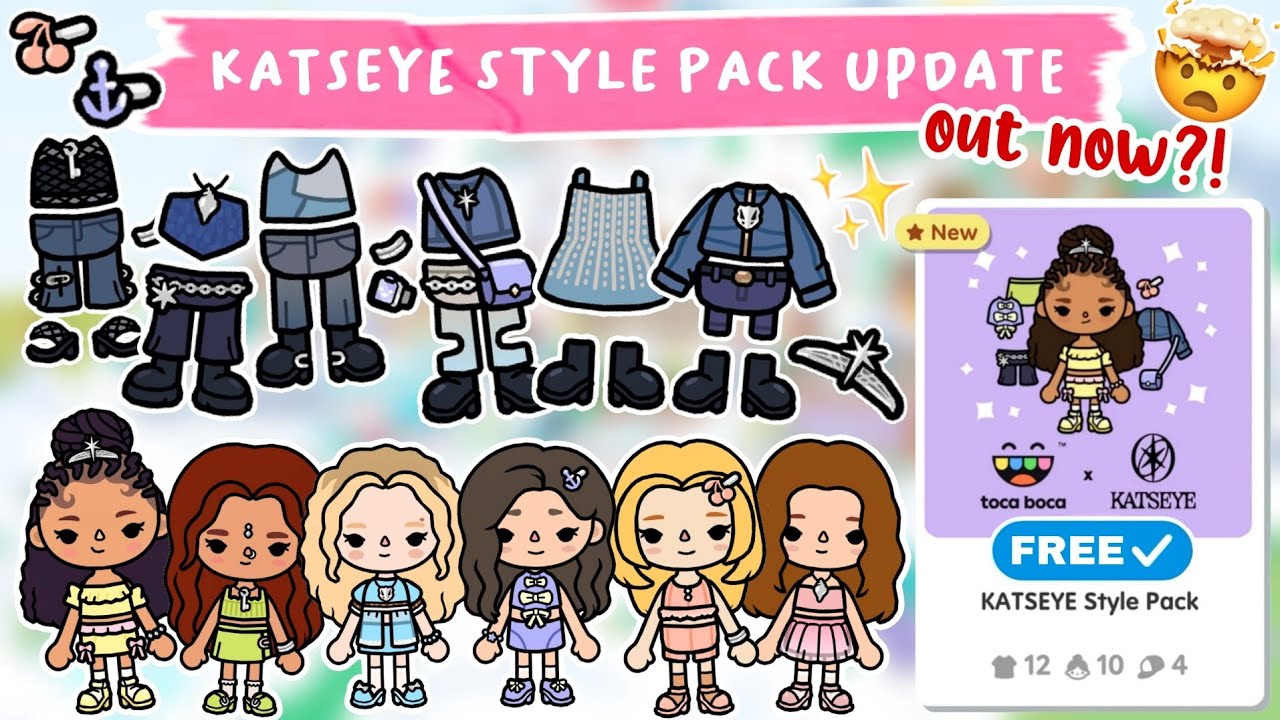 Toca Life World : NEW KATSEYE STYLE PACK COLLAB OUT NOW | TOCA BOCA ...