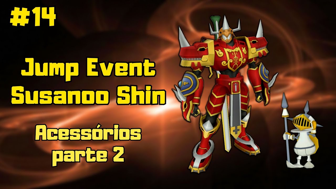 14. Acessórios missão Zuqiaomon parte 1- Jump Susanoomon Shin - Digimon ...