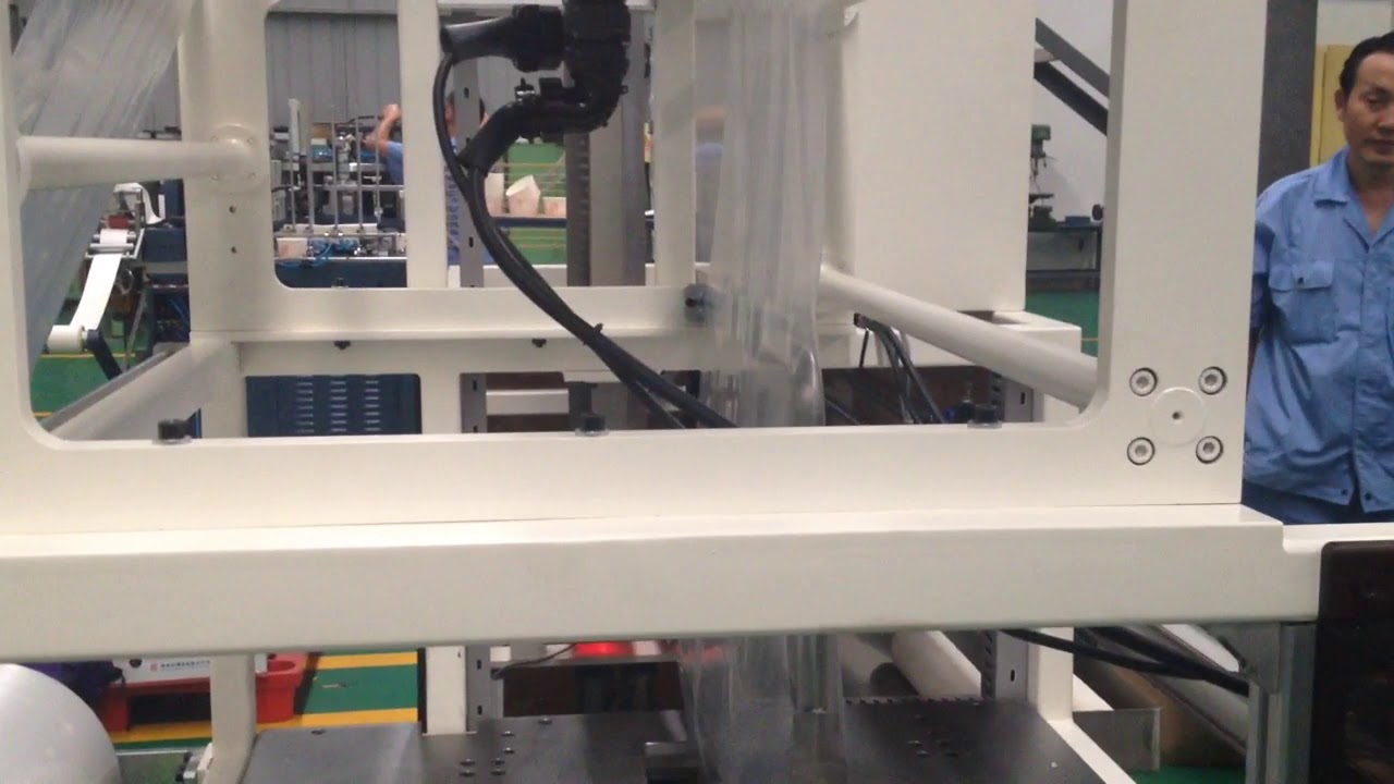 High speed cup machine SCM-600 with camera packed in PP bags in full ...