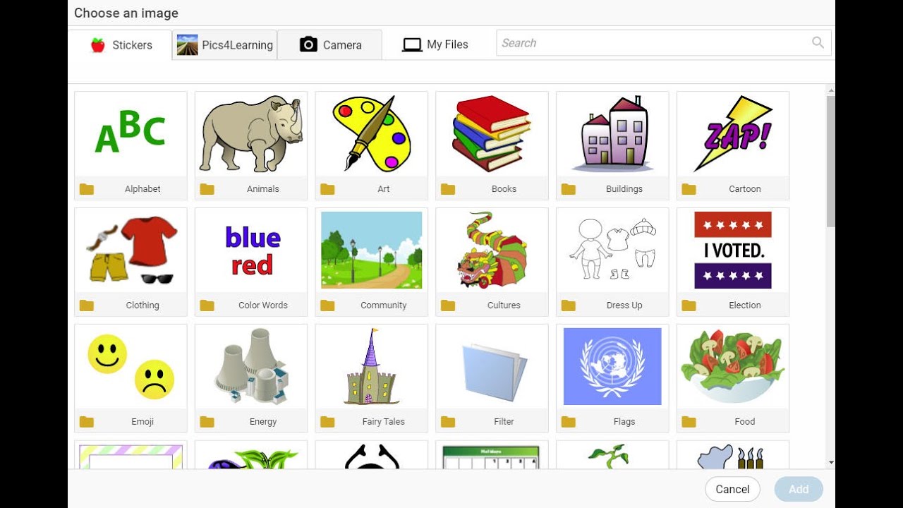 Add images to your Wixie project - YouTube