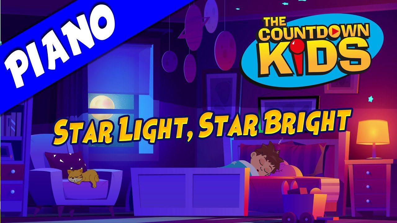 Star Light, Star Bright - The Countdown Kids | Piano Lullabies | Kids ...