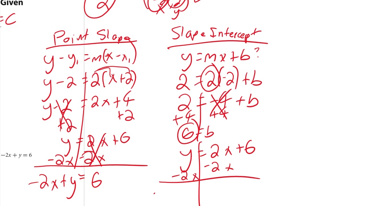 Algebra 1 Section 6 3 Standard Form YouTube Algebra 1 Section 6 3 Standard Form YouTube