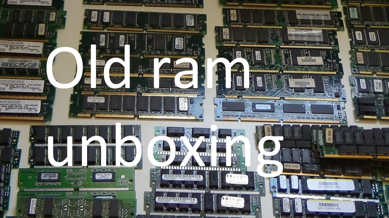 Unboxing 72 sticks of 90s ram - YouTube