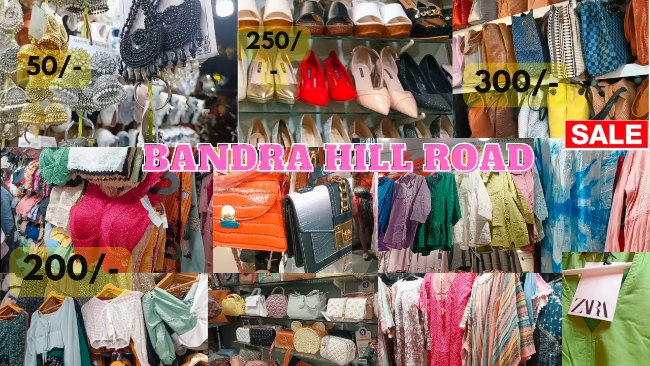 Bandra Market Street Shopping 🛍️| Cheapest Market in Mumbai | Hill Road ...