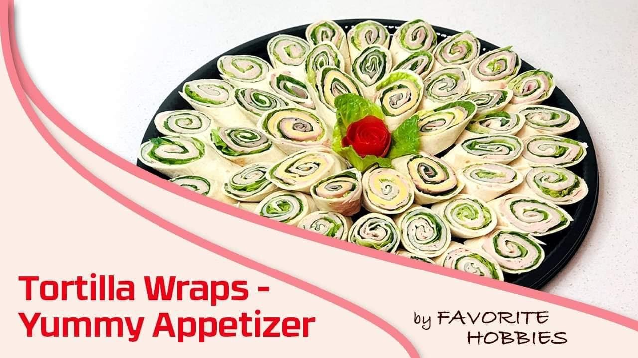 COOKING | #003 - Tortilla Wraps - A Yummy Appetizer - YouTube