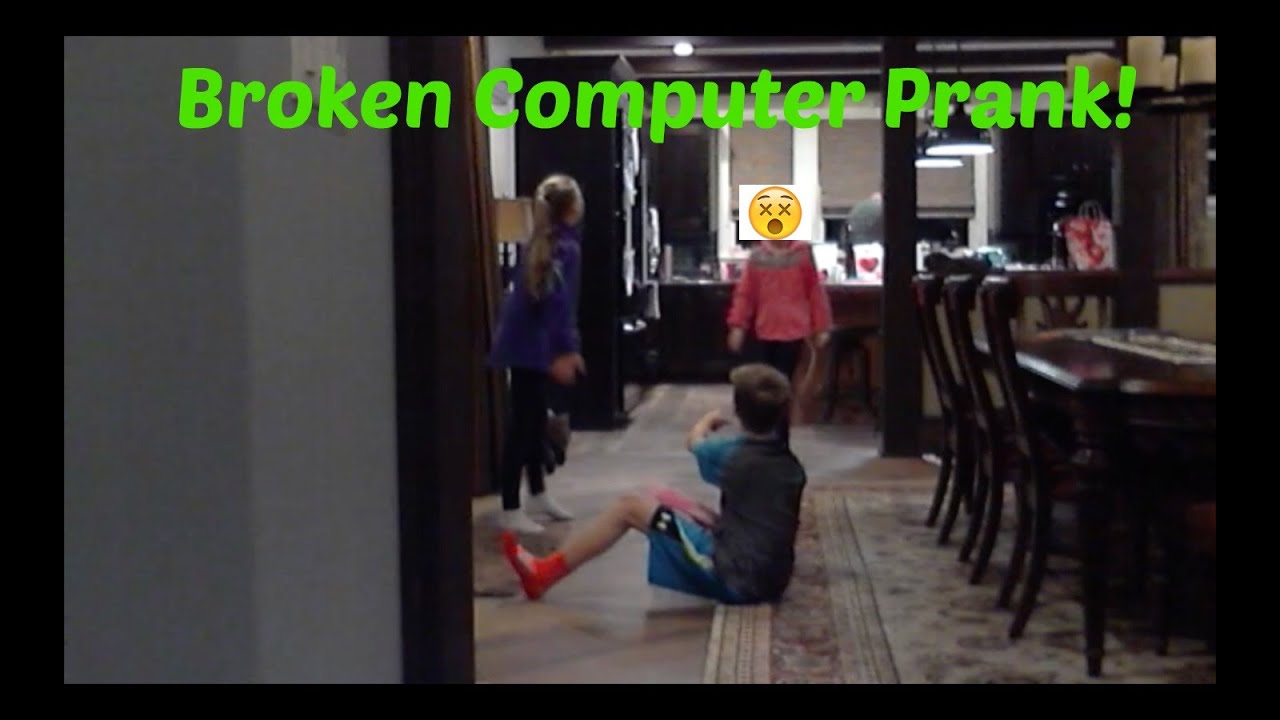 Broken Computer Prank! - YouTube