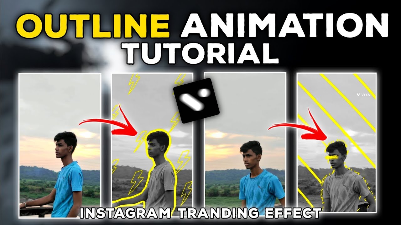 Outline Animation Tutorial - New Tranding Effect | VITA - YouTube