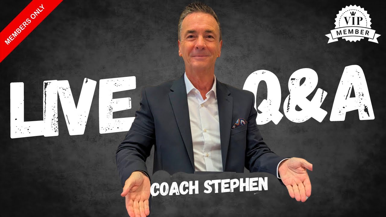 Monday 16th Sep Coach Stephen to Members - YouTube