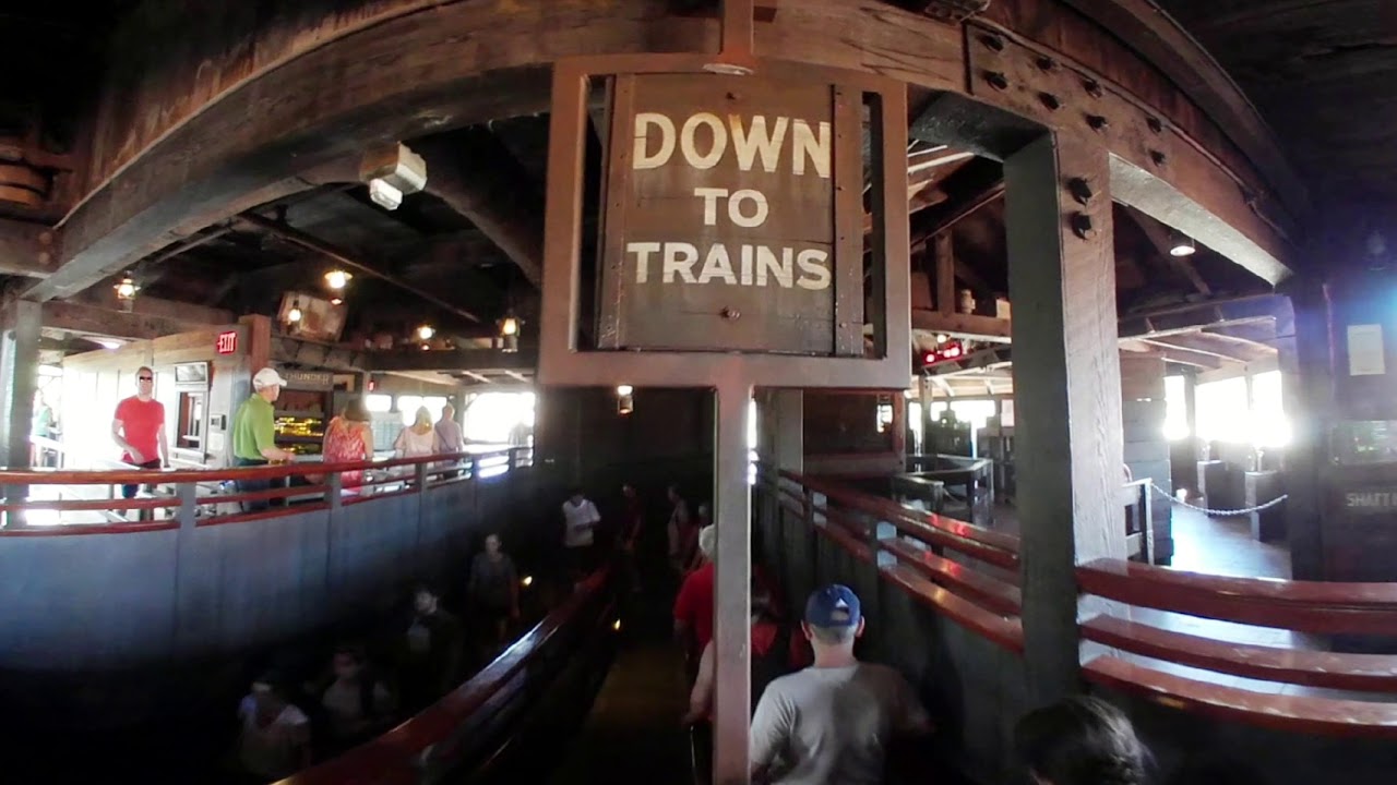 Big thunder Railroad ride in 360° at Disney's Magic Kingdom (full ...