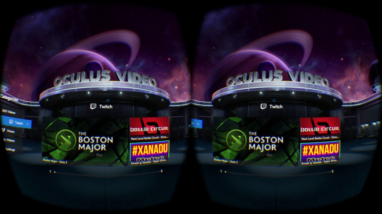 Oculus Video VR normal mode - YouTube