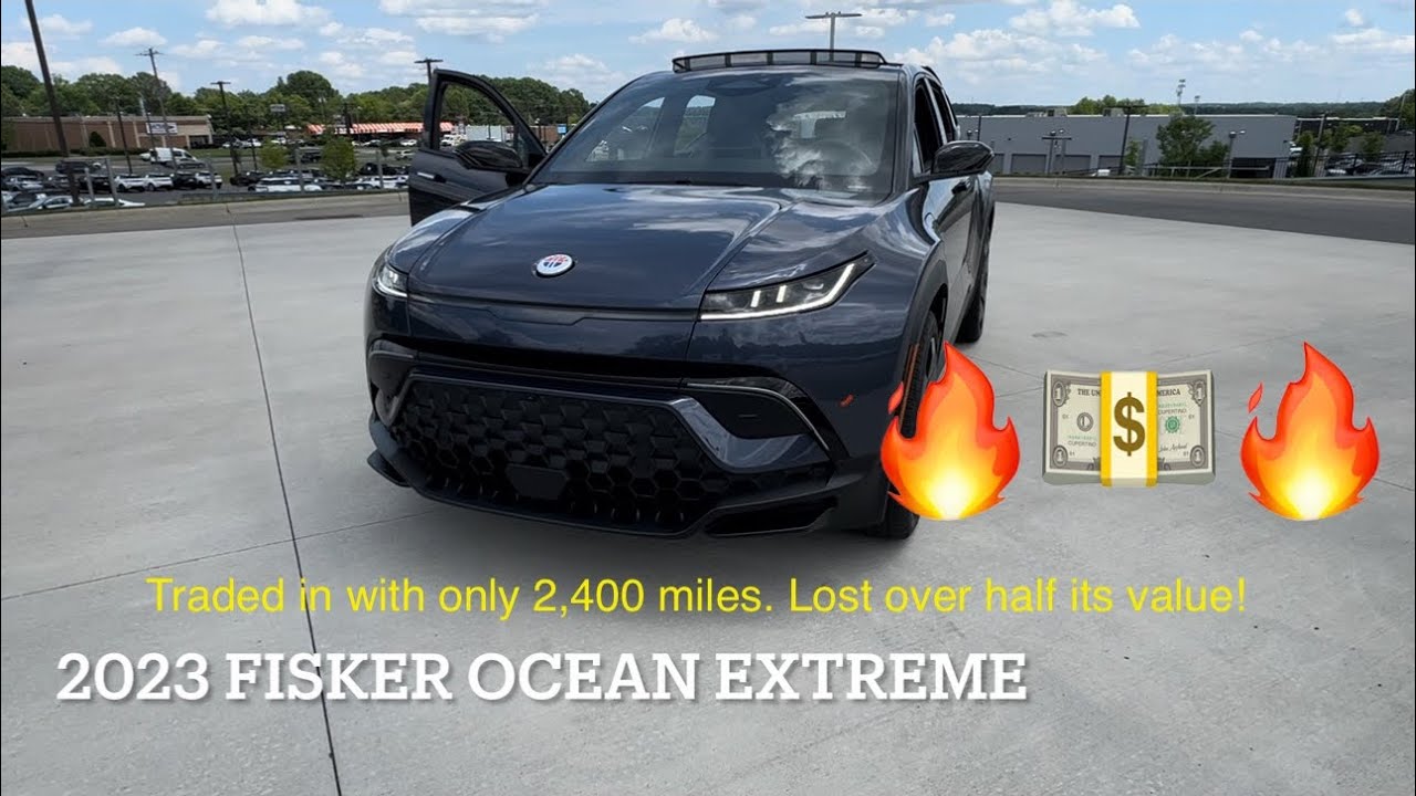 Brand New Fisker Ocean Traded In With Only 2,400 Miles. Selling Half ...