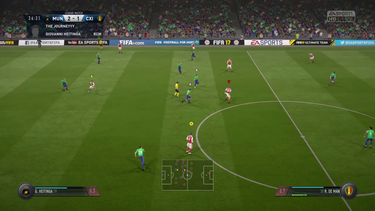 FIFA 17 [Pro Clubs] Wrong footing the defender #54 - YouTube