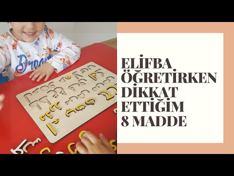 ELİFBA ÖĞRETİRKEN DİKKAT ETTİĞİM 8 MADDE
