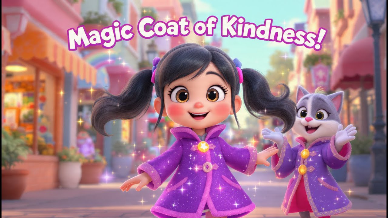 The Magic Coat That Glows with Kindness! | Kids Learning Story - YouTube