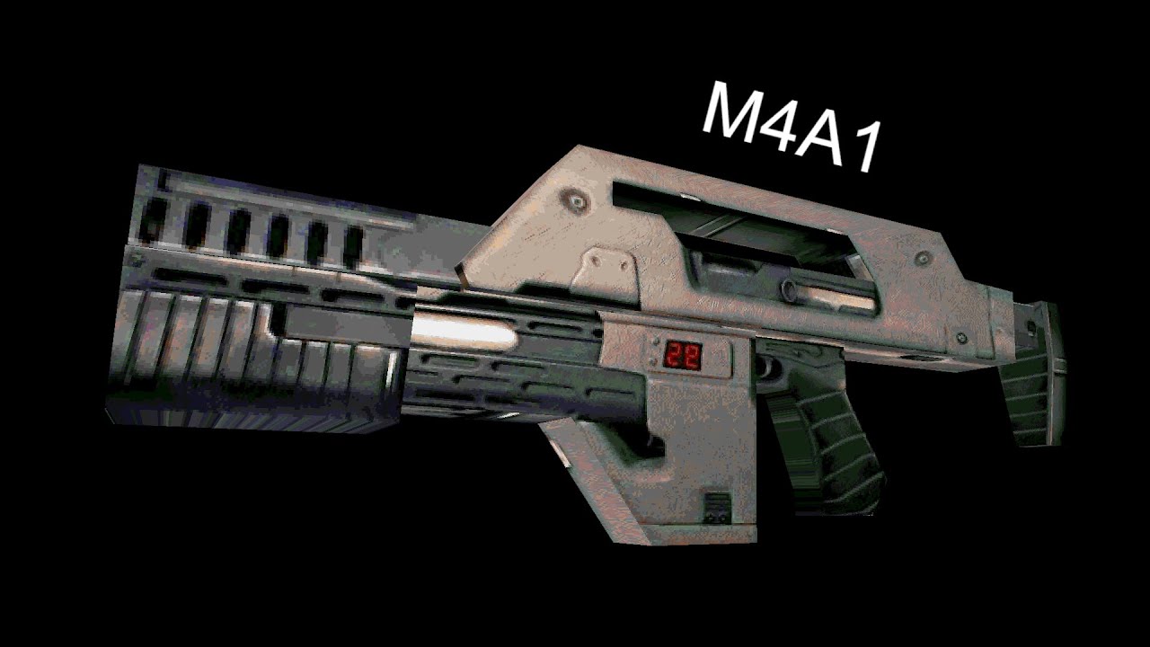 Quake weapon mod: Alien Pulse Rifle gameplay - YouTube