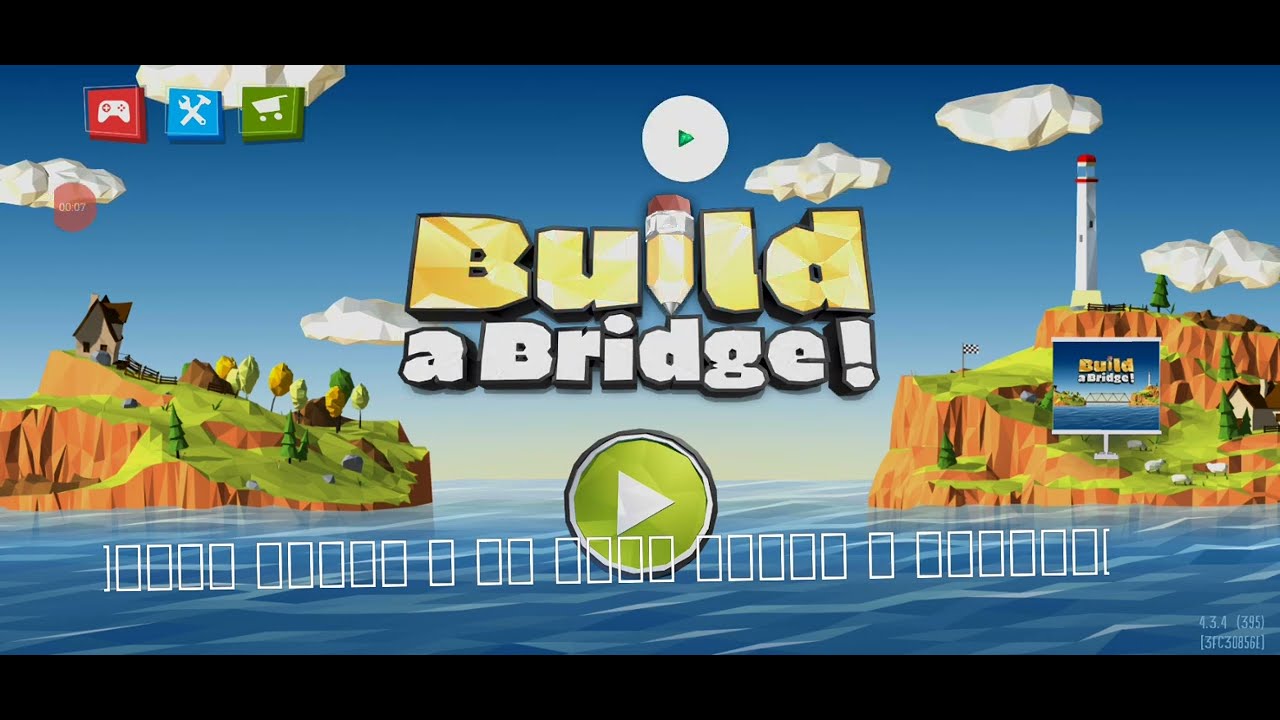 Build a bridge game part1 - YouTube