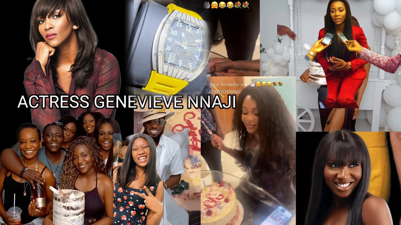 video of Genevieve Nnaji & Friends Celebrating her Birthday & cutting ...