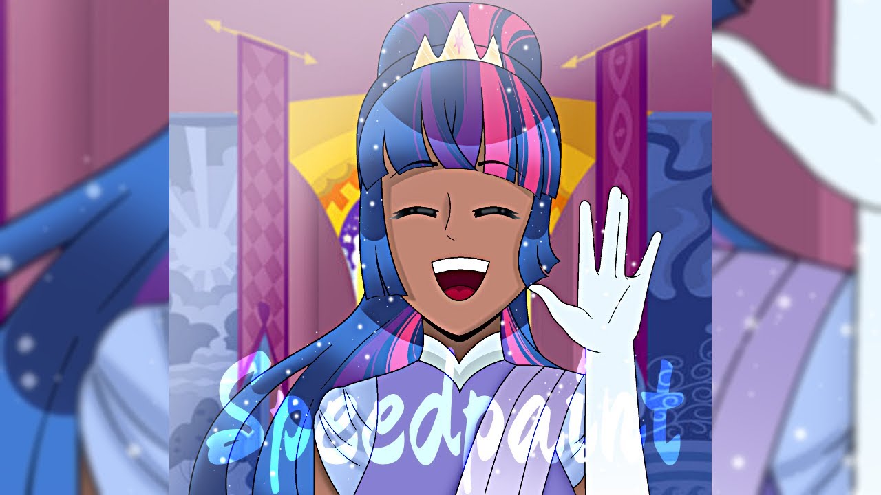 MLP/MLH [Fan Art] New Ruler of Equestria (Speedpaint)(Base Edit)(Human ...