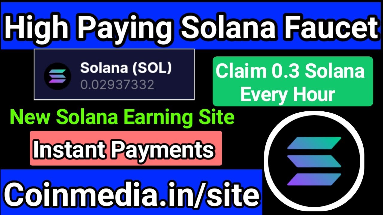 NEW Solana Faucet Site | Claim Solana Every Hour | 0.3 Solana | New Solana Earning Website ...