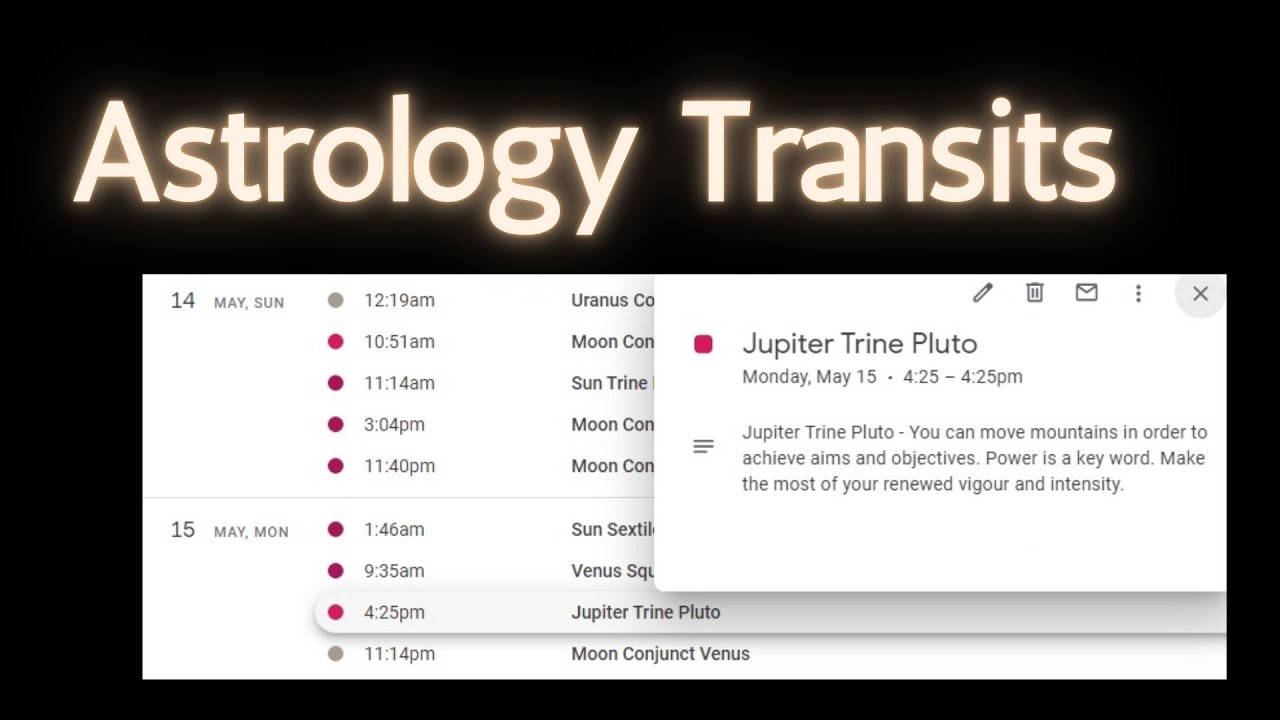 Free Transit Calendar - YouTube