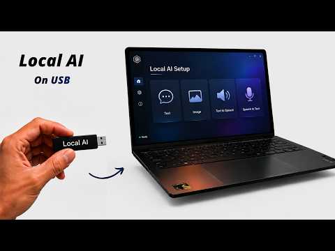 Run Local AI on USB — Chat, Images & Speech (Windows, Linux & Mac)