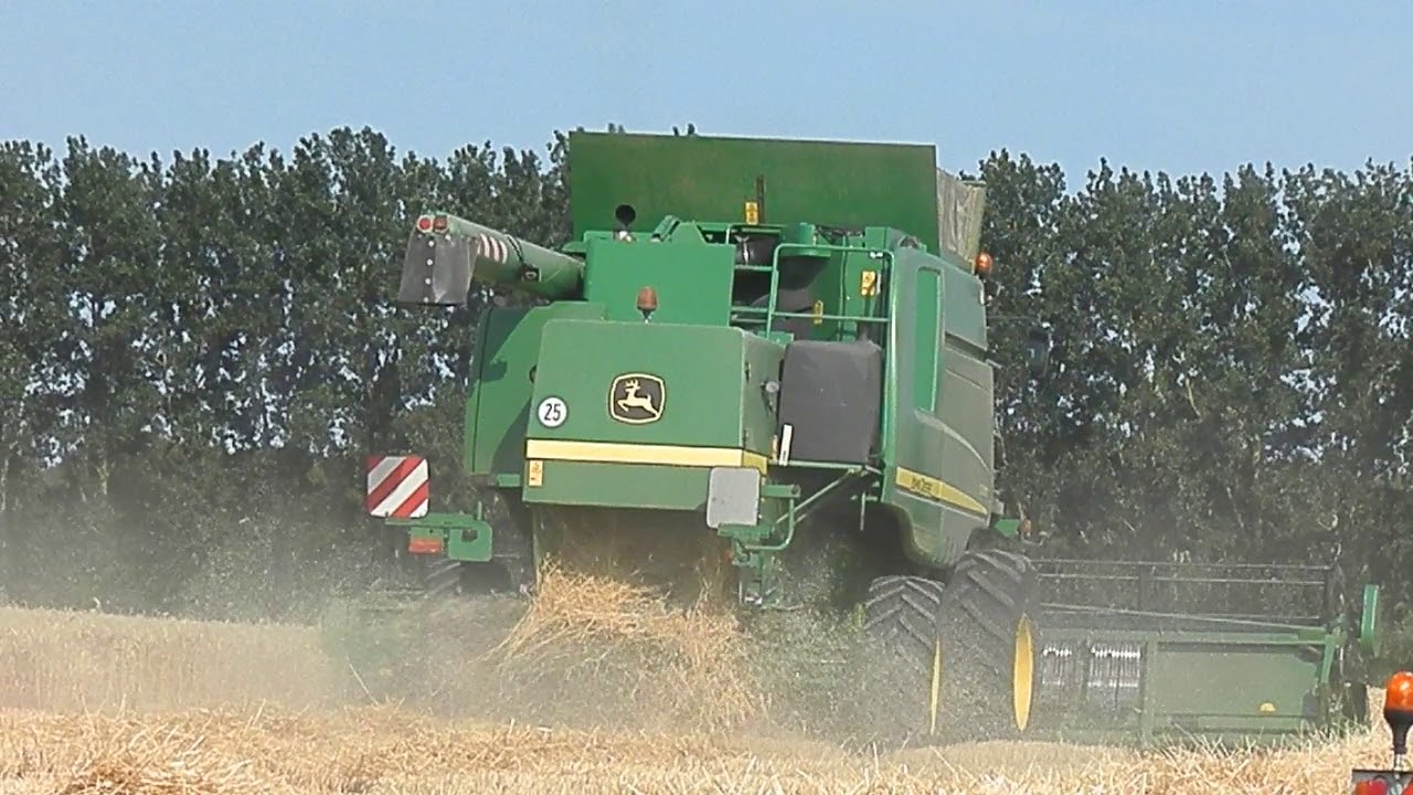 Moisson 2019 john deere C670 - YouTube