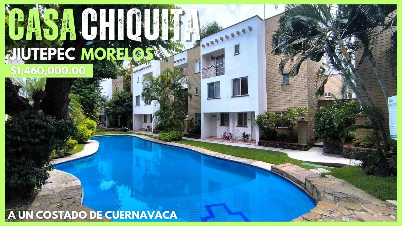🏡 Casa CHIQUITA 🏺 COMPLEJO PUEBLO BONITO JIUTEPEC MORELOS ‼️ A UN ...