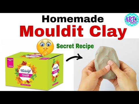 How to make Mouldit Clay at Home | Homemade Mouldit Clay DIY